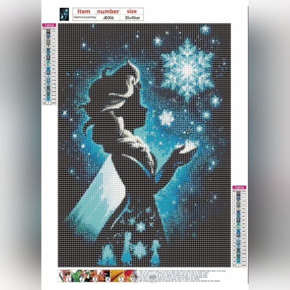Art | Elsa Frozen Diamond Art Kit | Poshmark